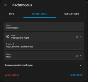 Home Assistant Night Mode - TiZu Tech